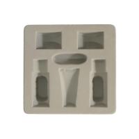 China OEM  Black UV Coating Hot Stamping Cosmetic Gift Boxes With Insert for sale