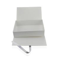 China Fixed Ribbon Tie Magnetic Closure Rigid Boxes Multipurpose Use For Birthdays for sale