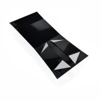 China CMYK Color Handmade Collapsible Magnetic Gift Boxes Glossy Black 20.5*20.5*9cm for sale