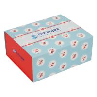 China Spot UV Coating Foldable Rigid Paper Gift Box , Flip Top Magnetic Box For Clothing for sale