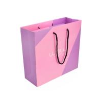 China Bespoke Logo CMYK Color Rigid Paper Gift Box , Apparel Packaging Box With Matching Paper Bag for sale