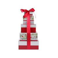 China Set Of 6 Assorted Sizes Christmas Nesting Gift Boxes With ISO9001 for sale