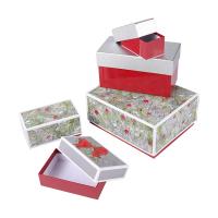 China Set Of 6 Assorted Sizes Christmas Nesting Gift Boxes With ISO9001 for sale
