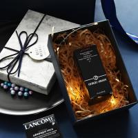 China ISO9001 6 Pieces Marble Grain Rigid Paper Gift Box For Cell Phone for sale