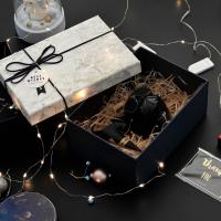 China ISO9001 6 Pieces Marble Grain Rigid Paper Gift Box For Cell Phone for sale