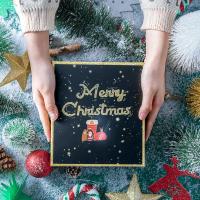 China Set Of Four Different Size Cardboard Christmas Gift Box For Scarf Gloves for sale