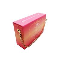 China OEM 2 Layers Cosmetic Gift Boxes Multifunctional With Metal Chain And Lock for sale