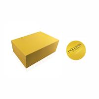 China Yellow 31*20*7cm Cosmetic Gift Boxes Customized Logo For Face Cream for sale