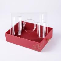 China Skin Care Drawer Type Cosmetic Gift Boxes PMS Color With Satin Puller for sale
