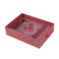 China Skin Care Drawer Type Cosmetic Gift Boxes PMS Color With Satin Puller for sale