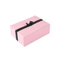 China Magnetic Pink OEM Customize Print Cosmetic Paper Box , Double Door Gift Box 4 Piece for sale