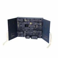 China Beauty Advent Calendar Gift Card Box 30 Drawers With Ribbon for sale
