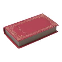 China Red Book Shape Perfume Gift Boxes 21*13*4cm With Magnetic Lid And EVA Insert for sale
