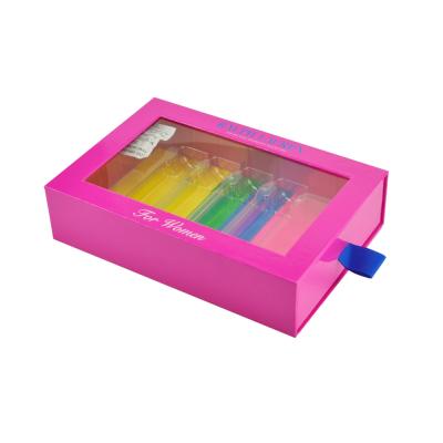 China OEM Welcome 4 Pieces Perfume Gift Boxes . Slide Open Gift Boxes Handmade for sale