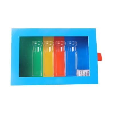 China CMYK Color Handmade Fragrance Gift Box With 4 Cavities Clear PET Window for sale