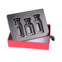 China 20*15*5cm Matt Lamination Slide Out Gift Box , Essential Oil Paper Box Red for sale