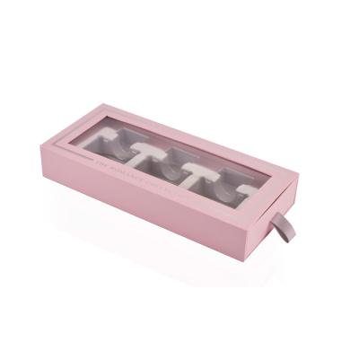 China Bespoke Logo PMS Color Perfume Gift Boxes Slide Out With PET Insert for sale