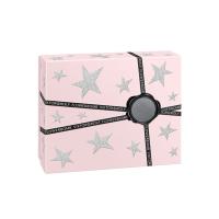 China Pink Two Piece Lid Off Perfume Gift Boxes With 2 Cavities Insert for sale