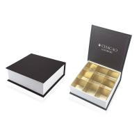China ISO9001 Approval PMS Color Chocolate Gift Packaging Boxes With Grids for sale