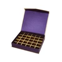 China Book Shape Concealed Magnetic empty Chocolate Boxes With Dividers 23.2x19x4.6cm for sale