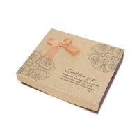 China Book Shape Concealed Magnetic empty Chocolate Boxes With Dividers 23.2x19x4.6cm for sale