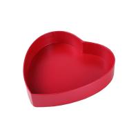China CMYK 19*19*3.8cm Chocolate Gift Packaging Boxes , Empty Heart Shaped Chocolate Boxes for sale