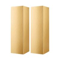 China Foldable Sturdy Cardboard Wine Gift Packaging Boxes Shiny Gold With Embossing for sale