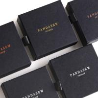 China Bespoke Logo Cardboard Jewelry Packaging Box With Microfiber Pouch for sale