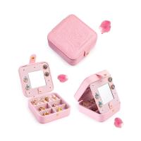 China Pantone Color Personalized Travel Jewelry Organizer Anti Scratch Customizable Design for sale