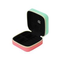 China Customized Silk Screen Small Portable Jewelry Box CMYK Color For Necklaces for sale