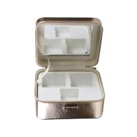 China ISO9001 Approval PU Leather Leather Vanity Case Portable For Skin Care for sale