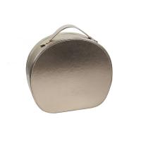 China OEM Welcome Zippered Circular Makeup Organizer  With Metal Plate for sale