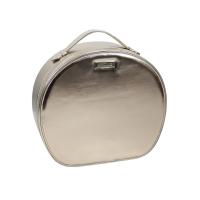 China OEM Welcome Zippered Circular Makeup Organizer  With Metal Plate for sale