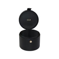 China Cylindrical Leather Vanity Case for sale