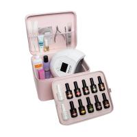 China OEM Service Leather Vanity Case , Make Up Vanity Case Large Capacity With EVA Insert for sale