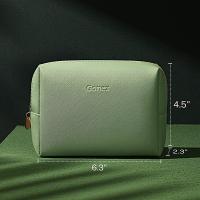 China 7.9 Inch PU Leather Cosmetic Makeup Bag Bridal Gift Large Capacity for sale