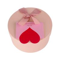 China Customized Cardboard Ribbon Bow Flower Bouquet Boxes For Artificial Flowers for sale