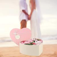 China Heart Shape CMYK Flower Gift Box , Bouquet Storage Box For Valentine'S Day for sale