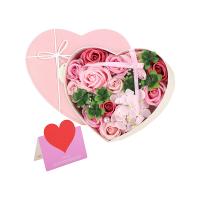 China Heart Shape CMYK Flower Gift Box , Bouquet Storage Box For Valentine'S Day for sale