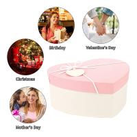 China Heart Shape CMYK Flower Gift Box , Bouquet Storage Box For Valentine'S Day for sale