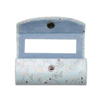 China Compact Size Travel Lipstick Case Ladies 9*4*3.5cm Snap Button Closure for sale