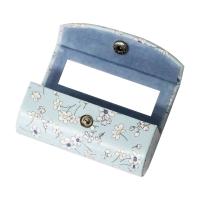 China Compact Size Travel Lipstick Case Ladies 9*4*3.5cm Snap Button Closure for sale