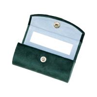 China Handmade Dark Green Lipstick Carry Case Velvet With ISO9001 Certificate for sale