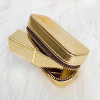 China 10*4*3.5cm Zippered Lipstick Organizer Box Mini Size For Makeup for sale