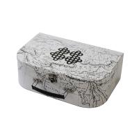 China Map Decorative Keepsake Storage Suitcase Gift Box Hamper With Lid for sale