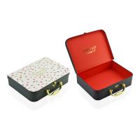 China Customized Printing Cardboard Paper Packaging Suitcase Gift Box For Birthday Party for sale