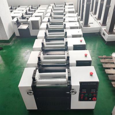 China Rubber Two Roller Mixer Mill Plastic Mixing Machine Lab Rubber 60HRC 10mm for sale