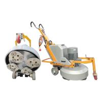 China Portable Electric Concrete Polishing Machine Vacuum Concrete Floor Grinders for sale