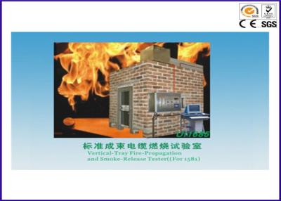 China Standard Bunched Cable / Wire Flame Test Equipment With 0.1Mpa Gas Pressure for sale