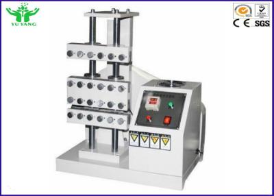China 90° Shoes Sides Winding Resistance / Footwear Uppers Bending Tester 100 ±3r/min for sale